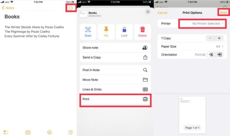 How To Print Notes From IPhone Step by Step Guide DeviceTests